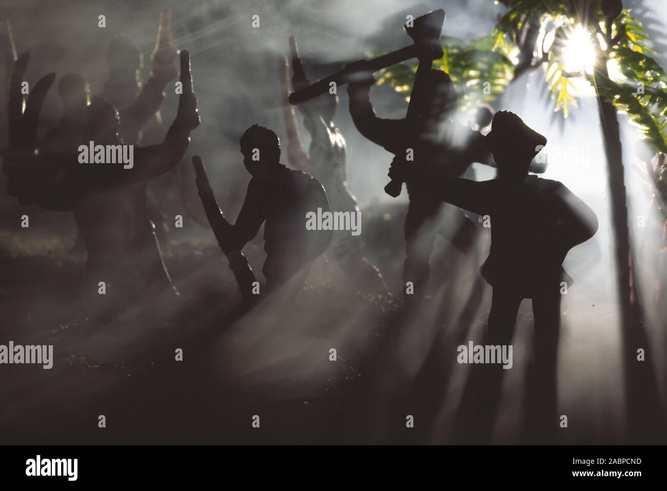 Soldier raising sword hi-res stock photography and images - Alamy