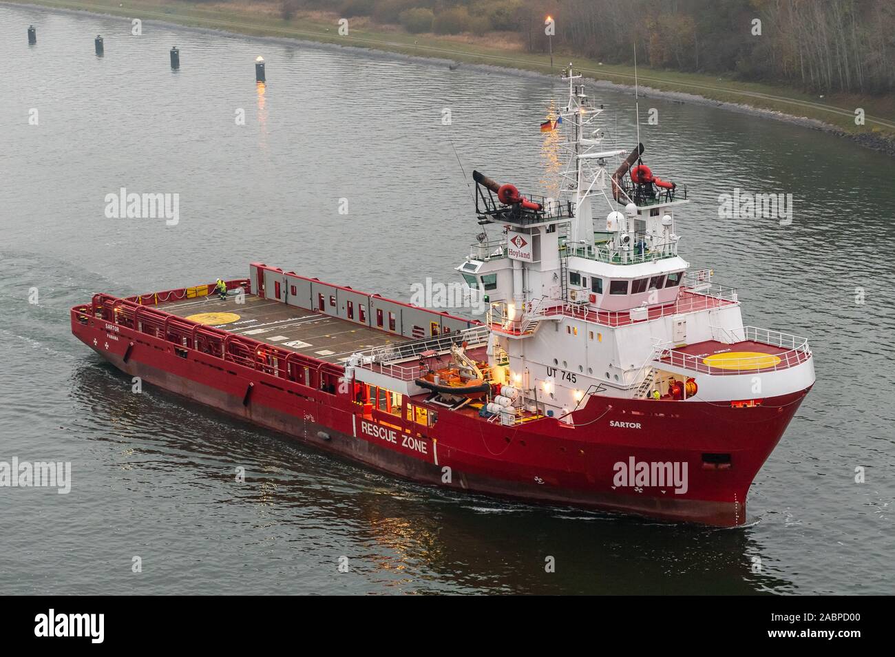 Offshore Supply Ship Sartor Stock Photo - Alamy