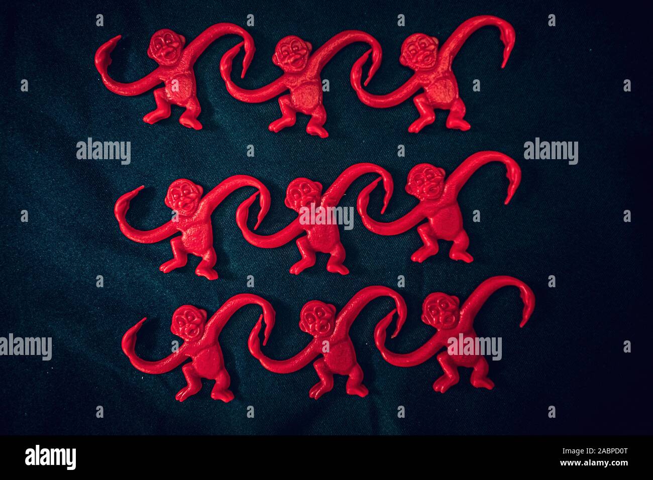 society groups represented with a barrel of monkeys Stock Photo - Alamy