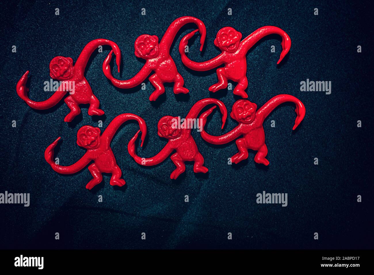 society groups represented with a barrel of monkeys Stock Photo - Alamy