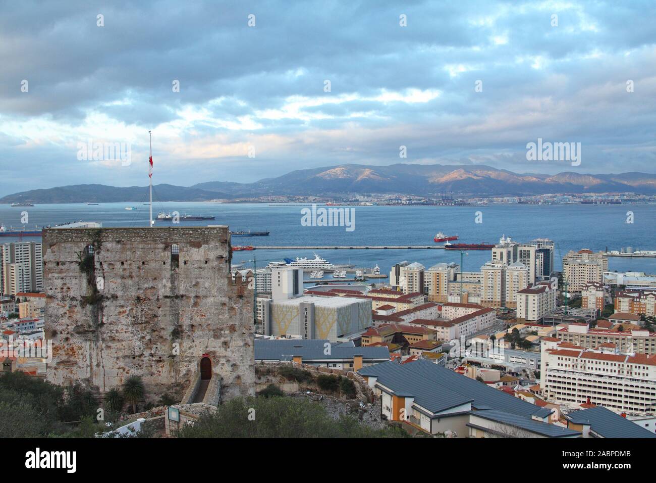 Moorish Castle Gibraltar High Resolution Stock Photography and Images ...