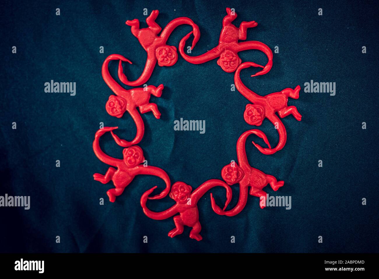 society groups represented with a barrel of monkeys Stock Photo - Alamy