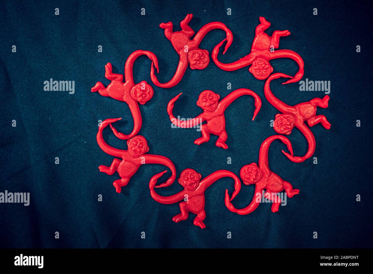 society groups represented with a barrel of monkeys Stock Photo - Alamy