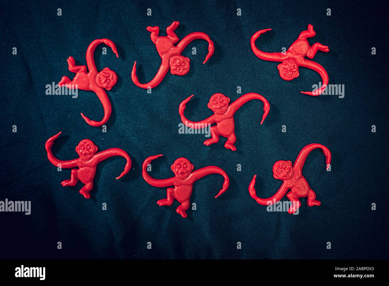 society groups represented with a barrel of monkeys Stock Photo - Alamy