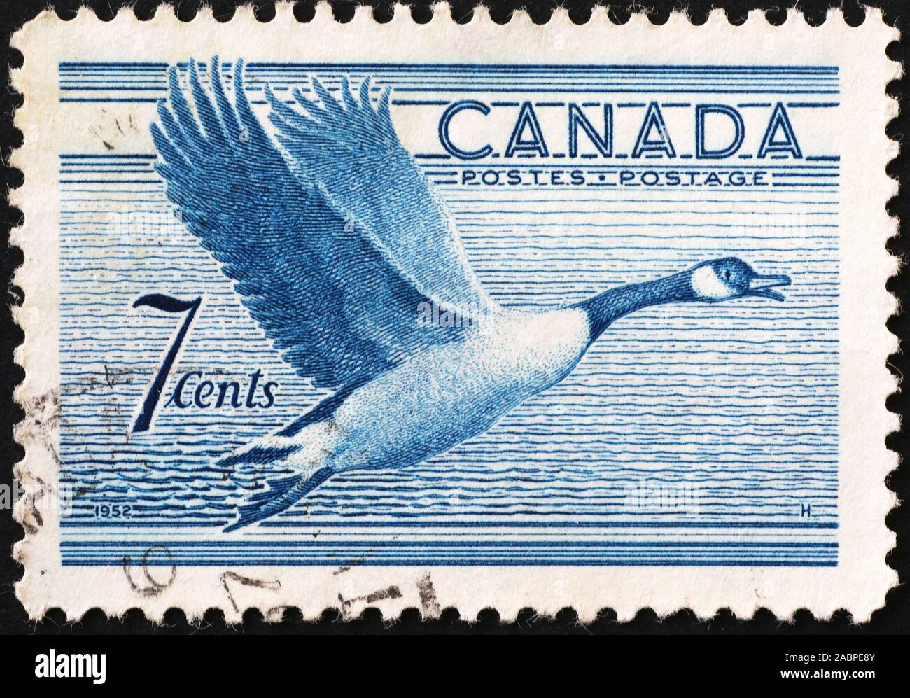 Flying goose stamp hi-res stock photography and images - Alamy
