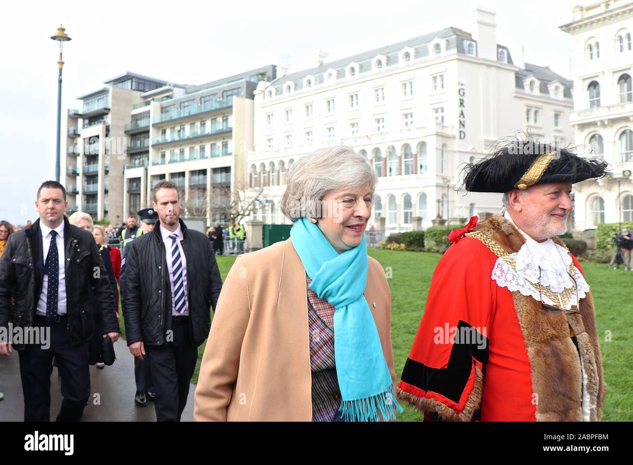 Teresa May unveiled the bronze statue of Nancy Astor the first woman MP ...