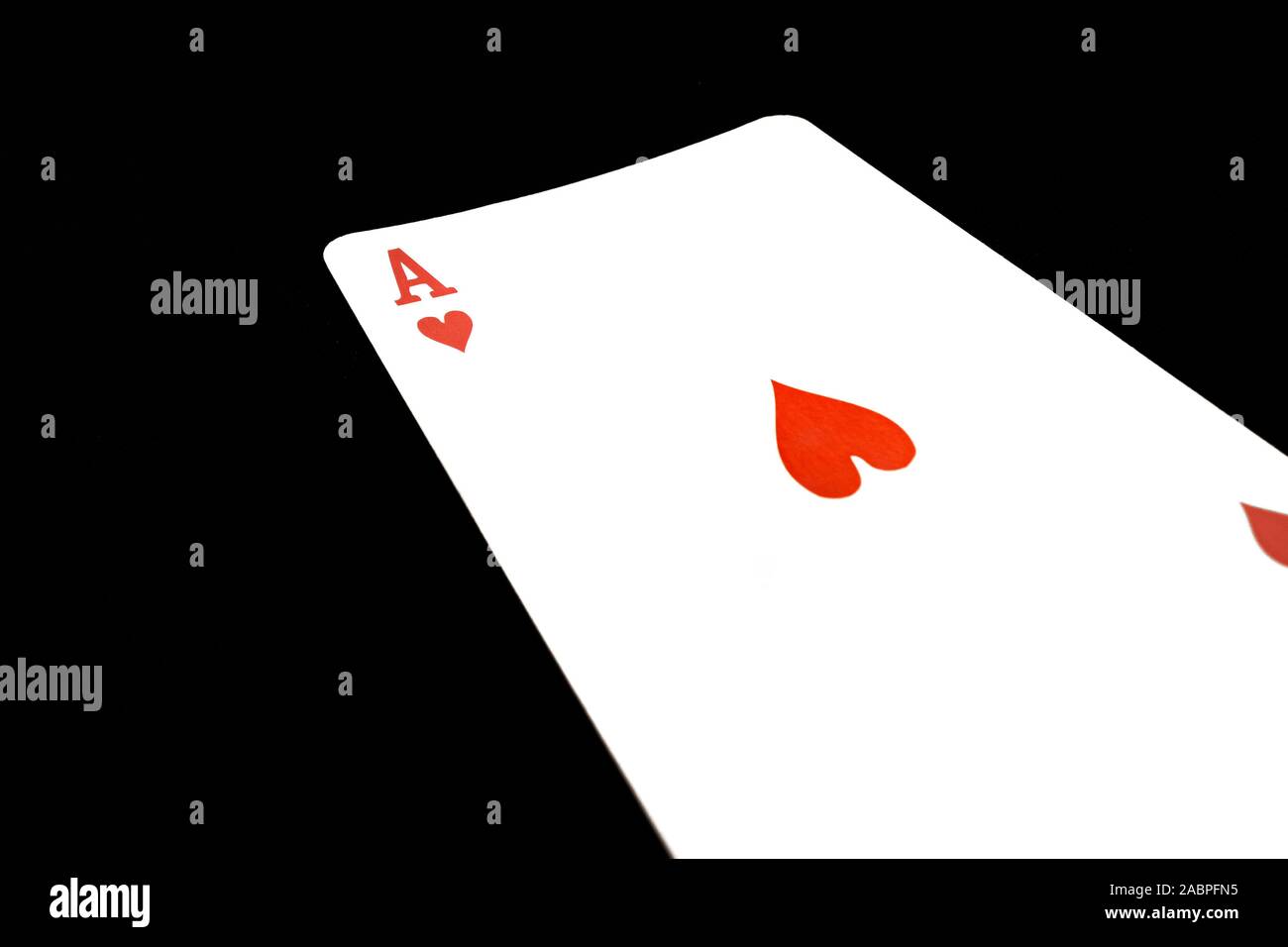 Playing card ace hearts hi-res stock photography and images - Alamy