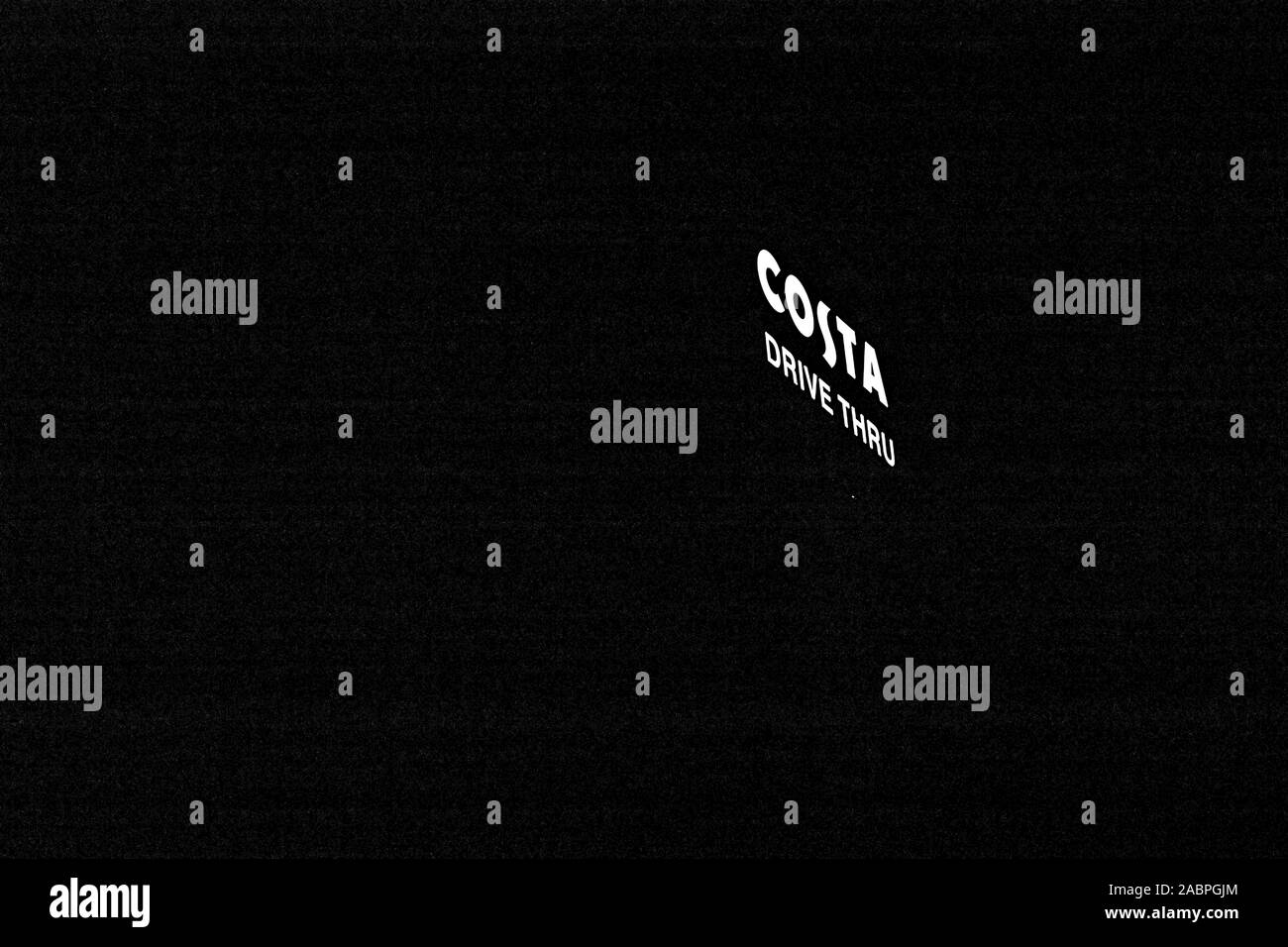 A burger restaurant Black and White Stock Photos & Images - Alamy