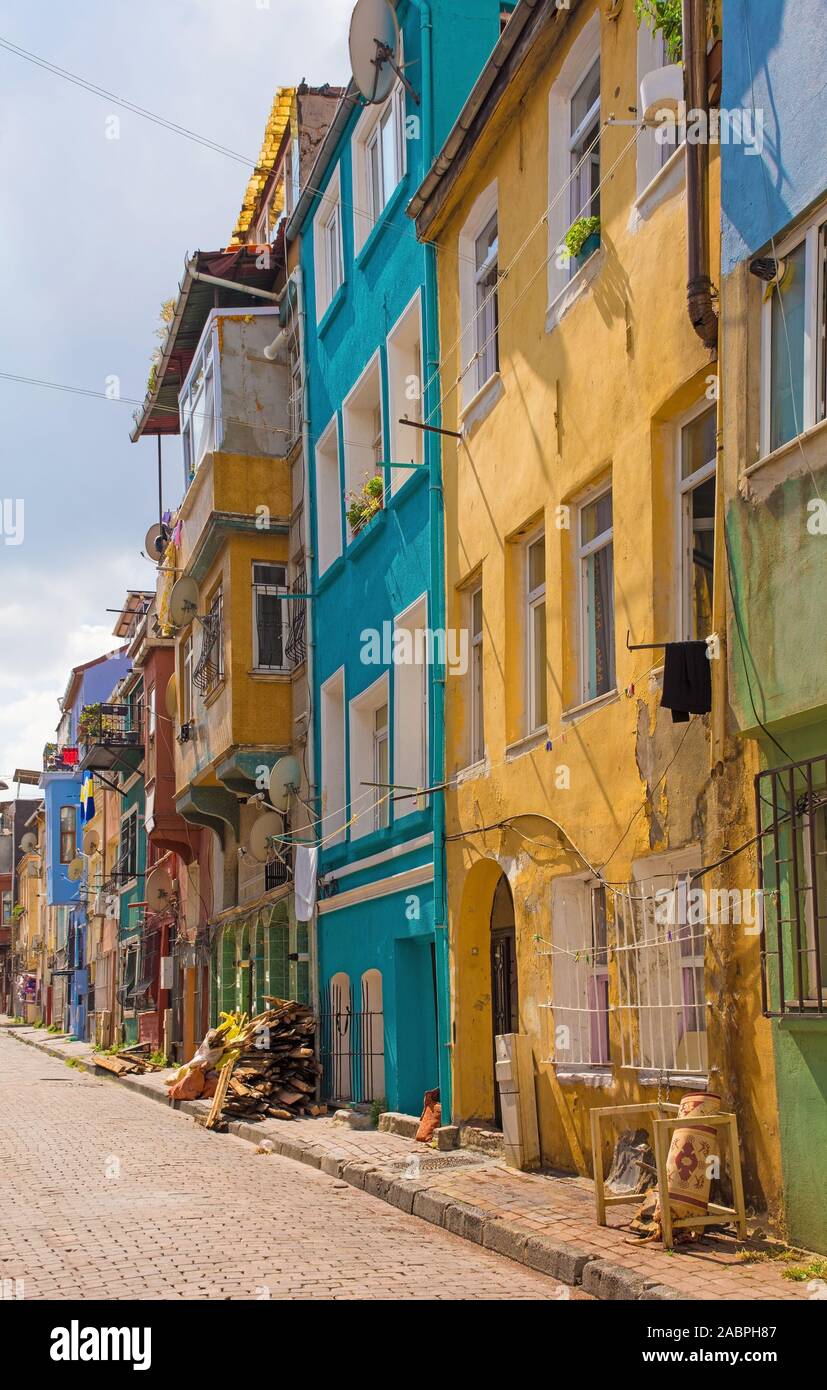 Balat and istanbul houses hi-res stock photography and images - Alamy