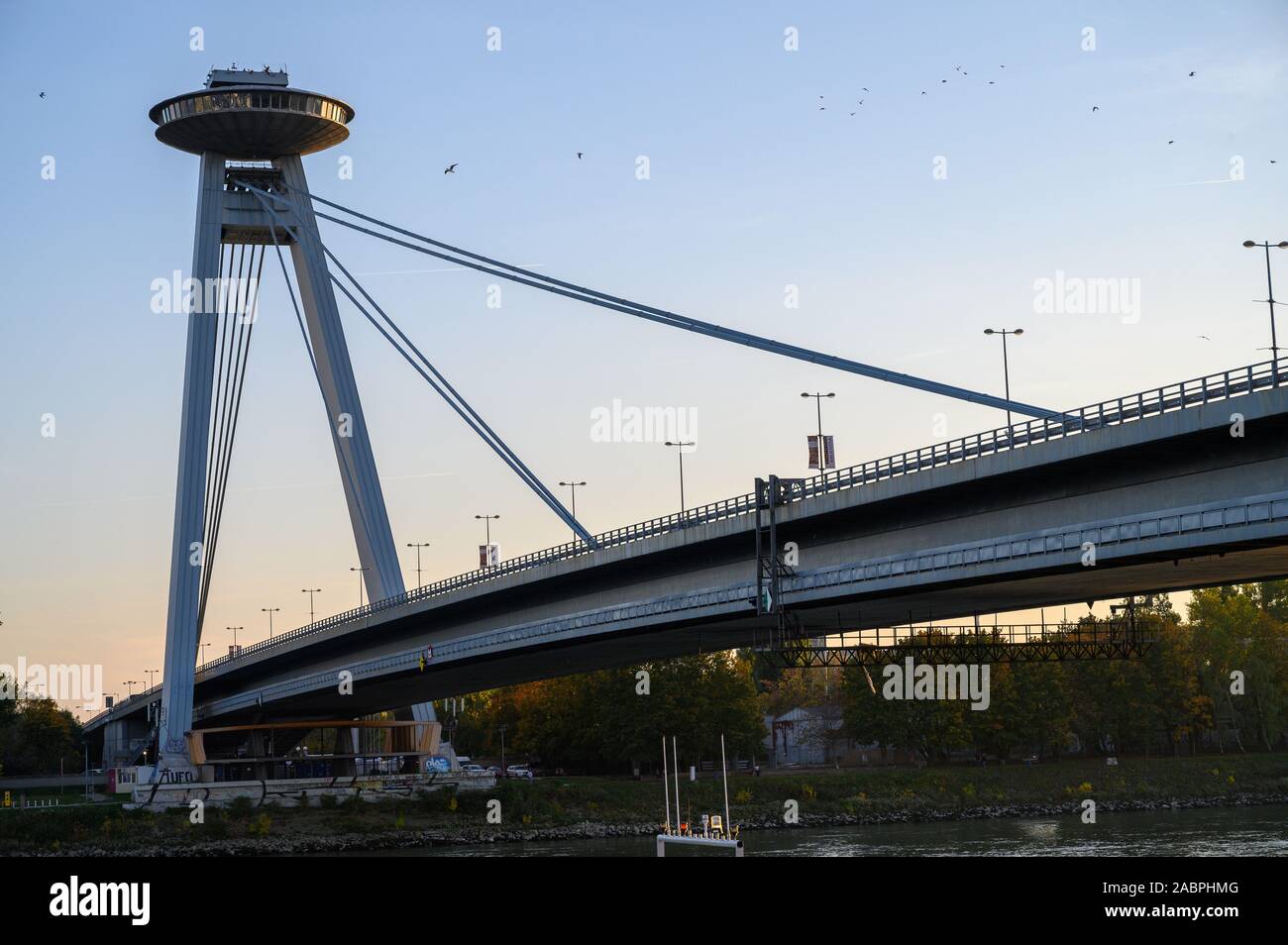 Bratislava bridge architecture hi-res stock photography and images - Alamy