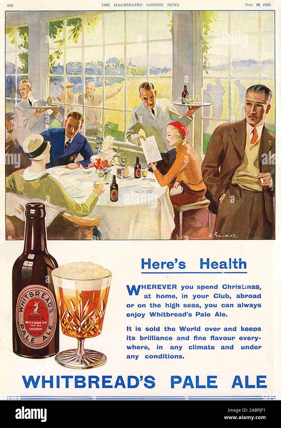 Vintage alcohol advertising hi-res stock photography and images - Alamy