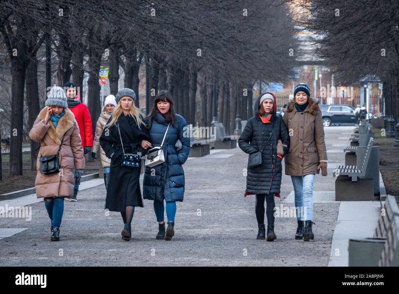 Russia, Moscow. Tsvetnoy Boulevard Stock Photo - Alamy
