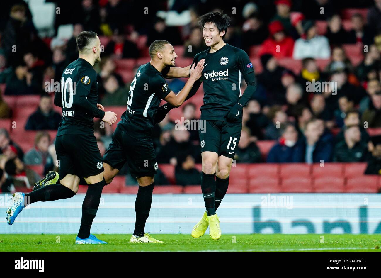 London, UK. 28th Nov, 2019. Soccer: Europa League, Group stage, Group F ...