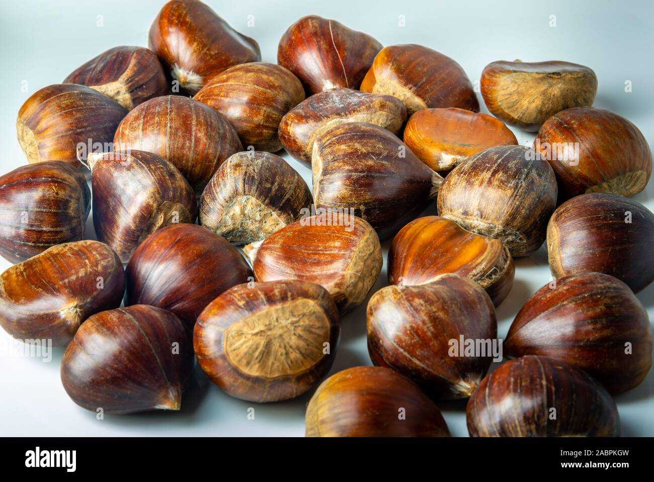 Chestnut, close-up photo with the details Stock Photo - Alamy