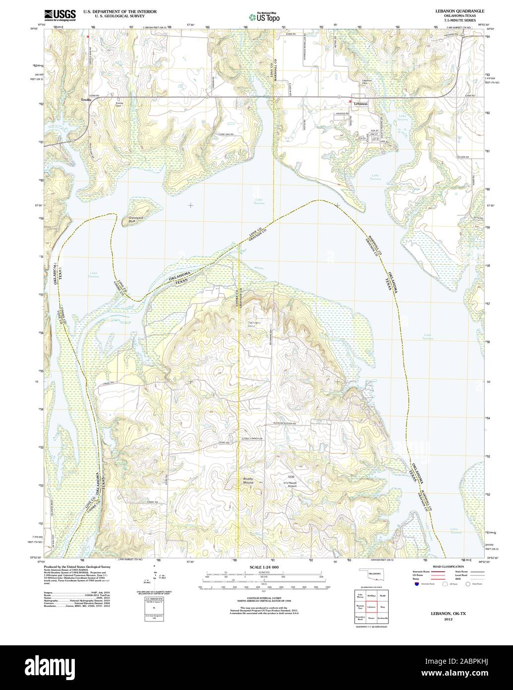 Topographic map of lebanon Cut Out Stock Images & Pictures - Alamy