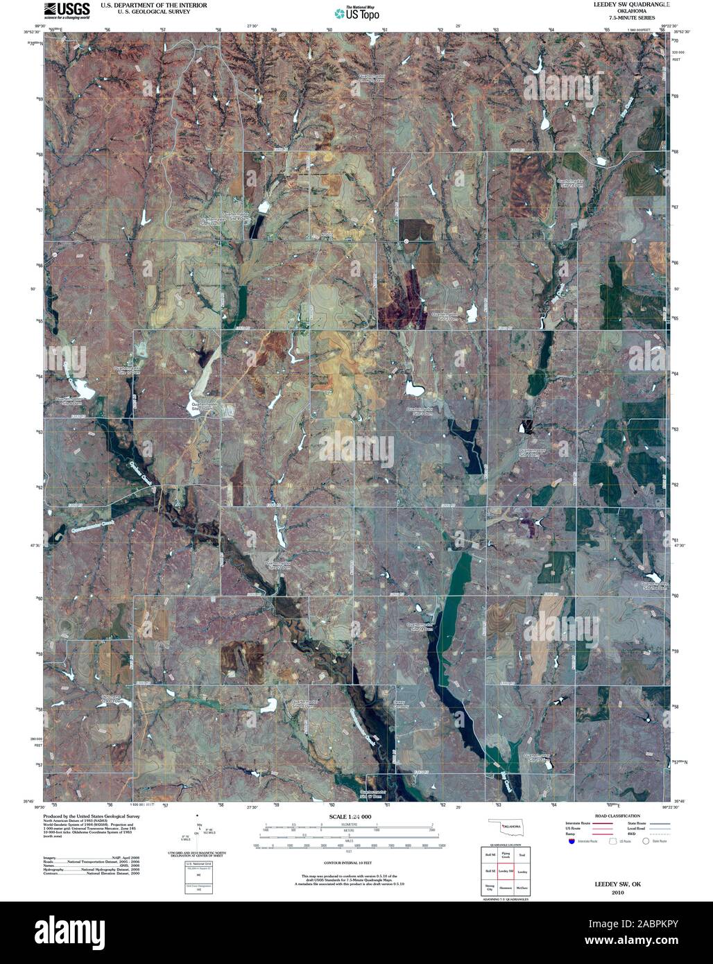 Leedey oklahoma map hi-res stock photography and images - Alamy