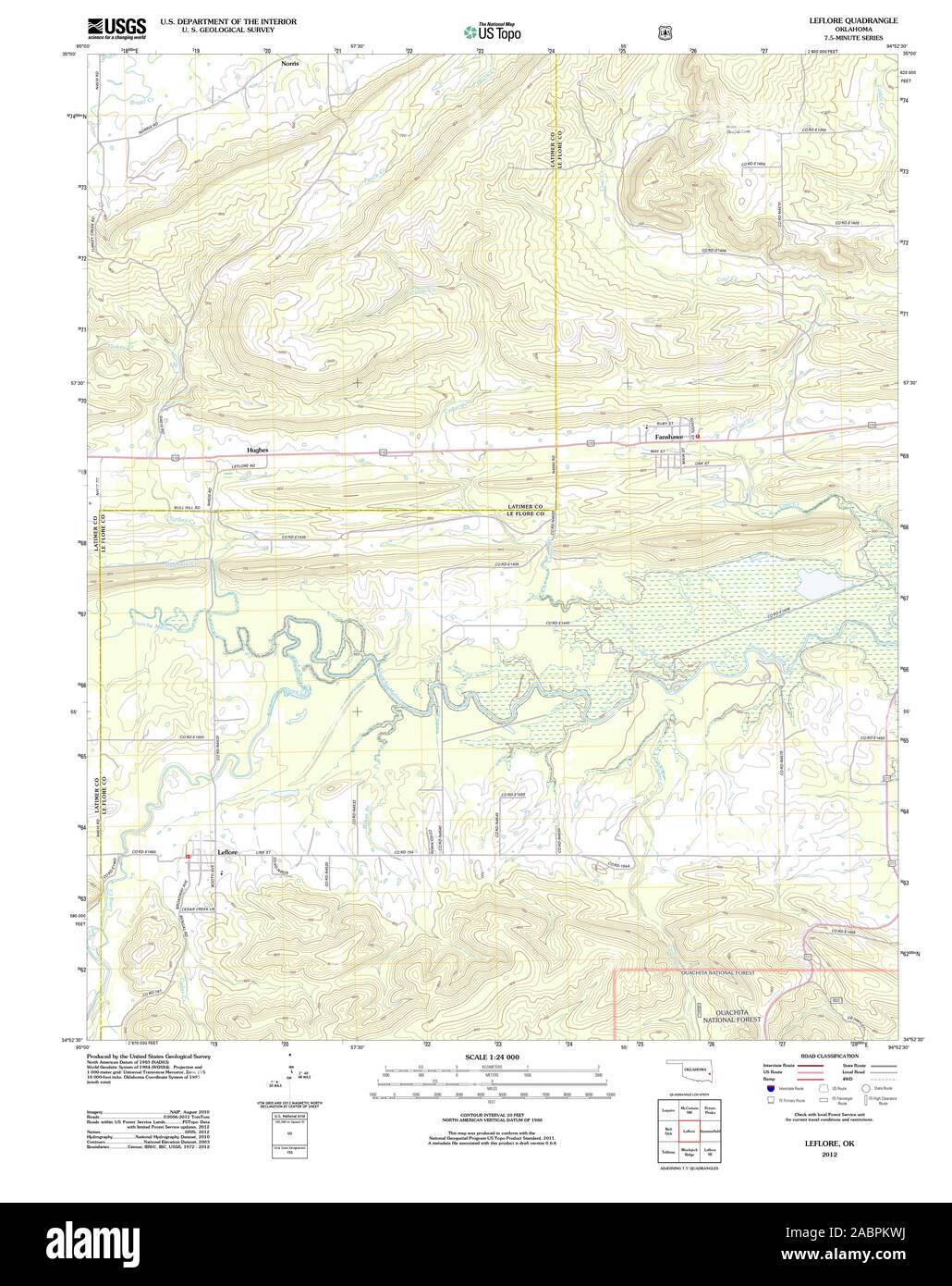 Leflore map hi-res stock photography and images - Alamy