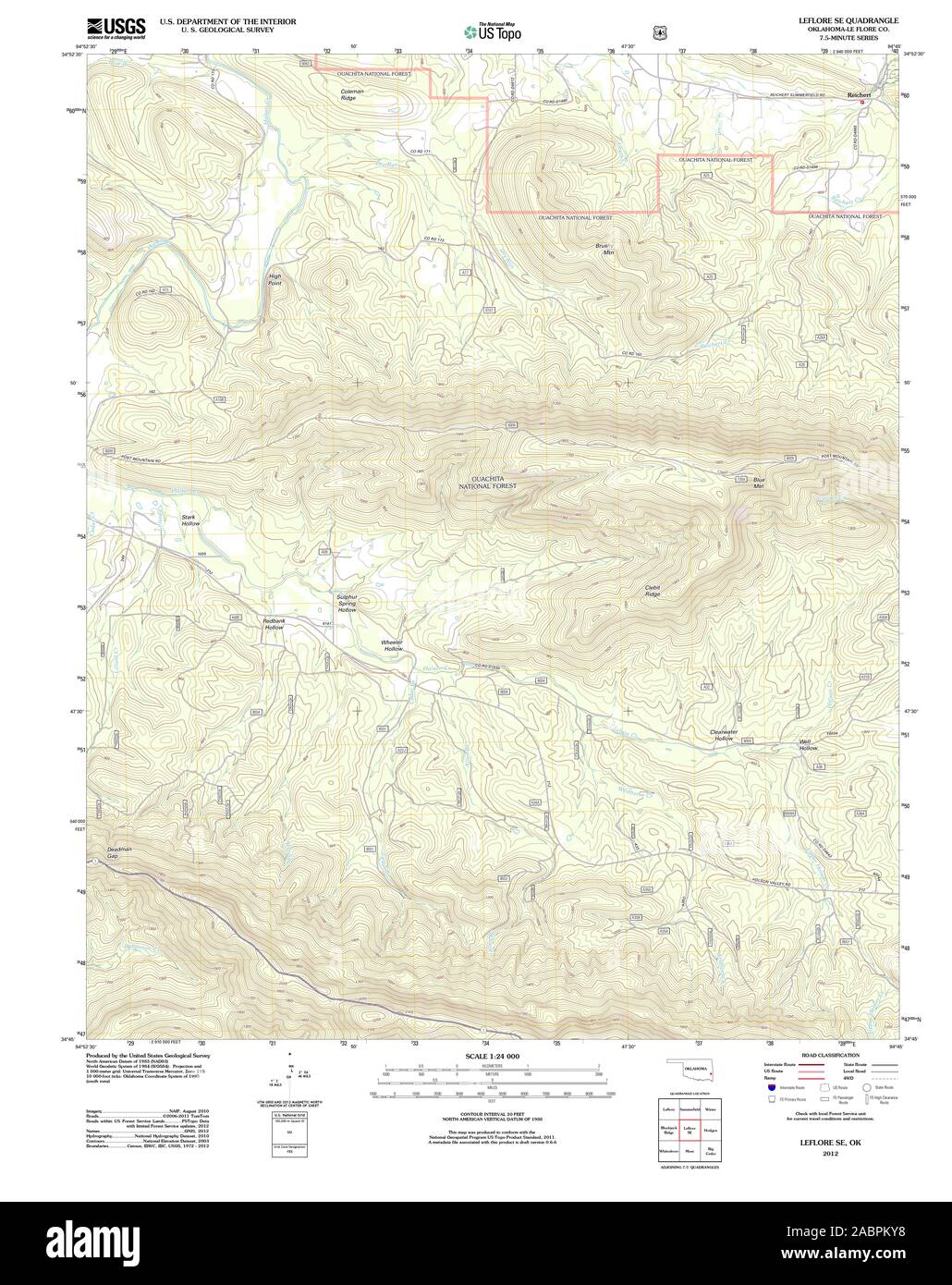 Leflore map hi-res stock photography and images - Alamy
