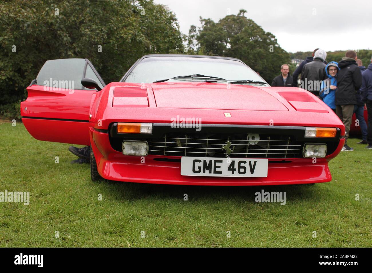 Red 1980 Ferrari 308 GTB/GTS seen at Kilbroney Vintage Show 2019 Stock ...