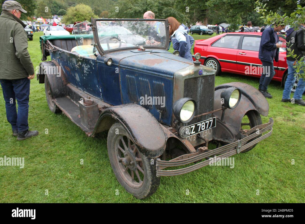 Old Morris Cowley car seen at Kilbroney Vintage Show 2019 Stock Photo ...