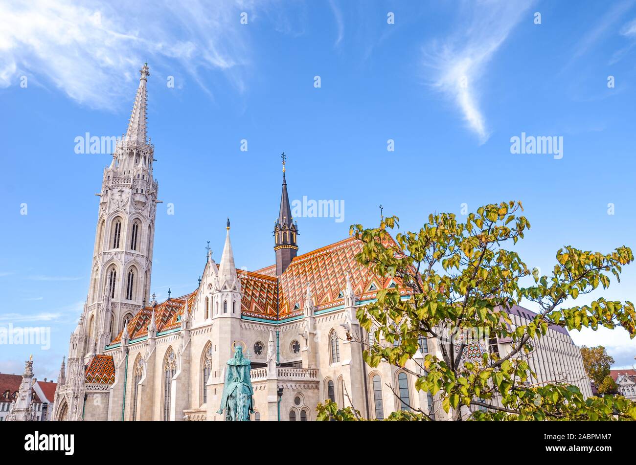 Amazing Matthias Church in Budapest, Hungary. Roman Catholic church in ...