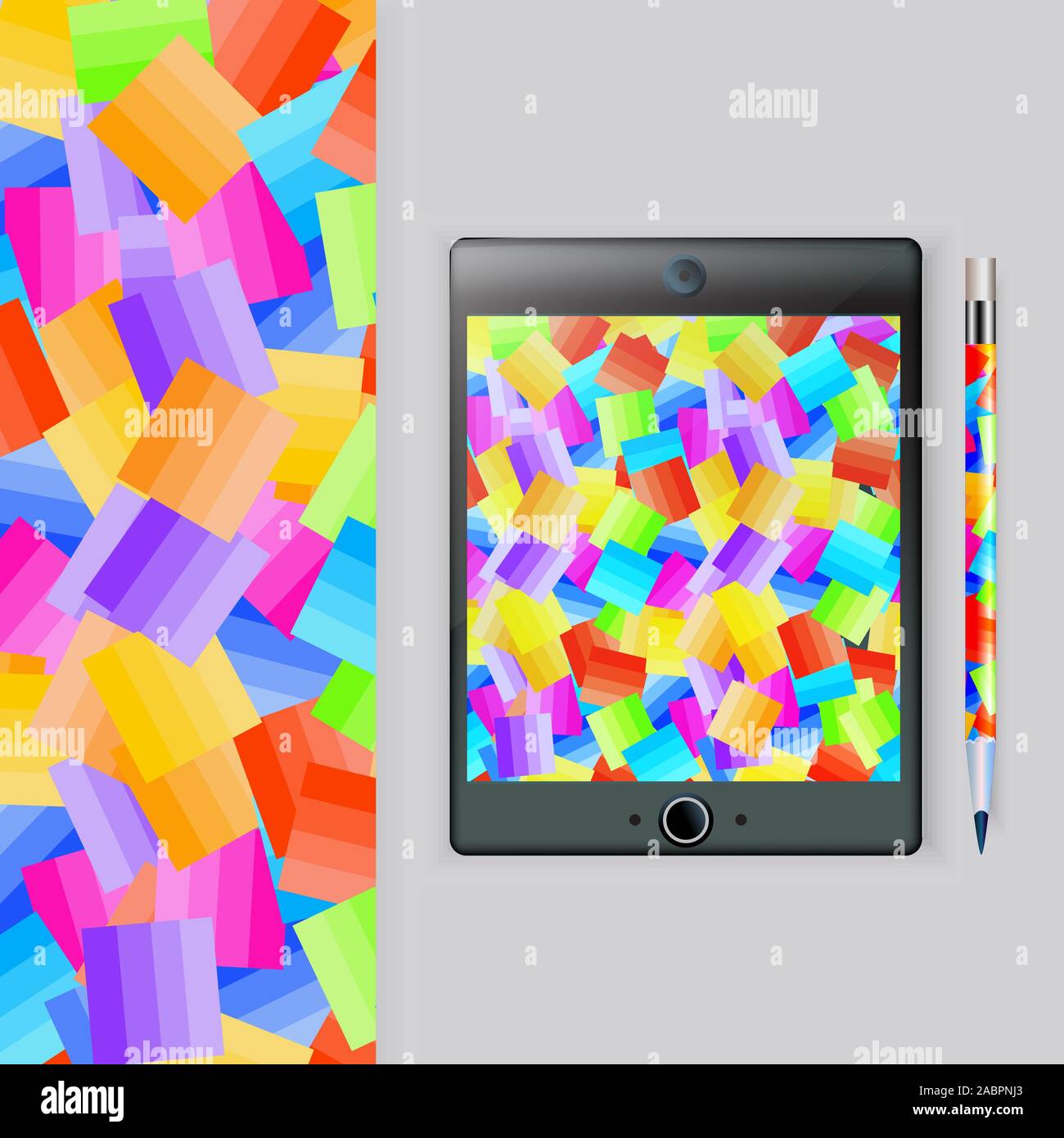 Background design with display project. Backdrop for tablet, telephone ...