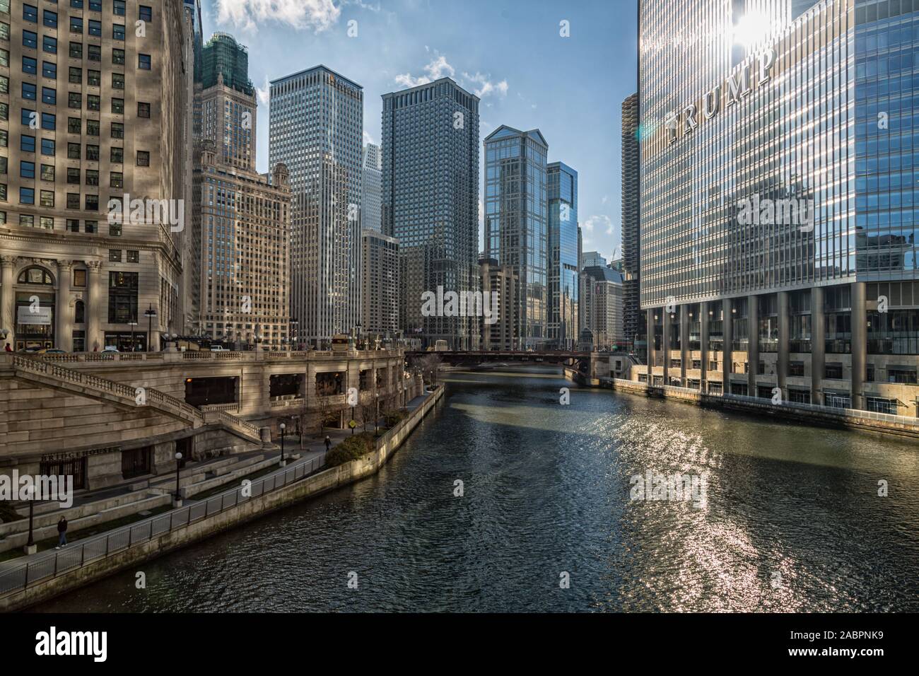 Trump tower skyline hi-res stock photography and images - Alamy