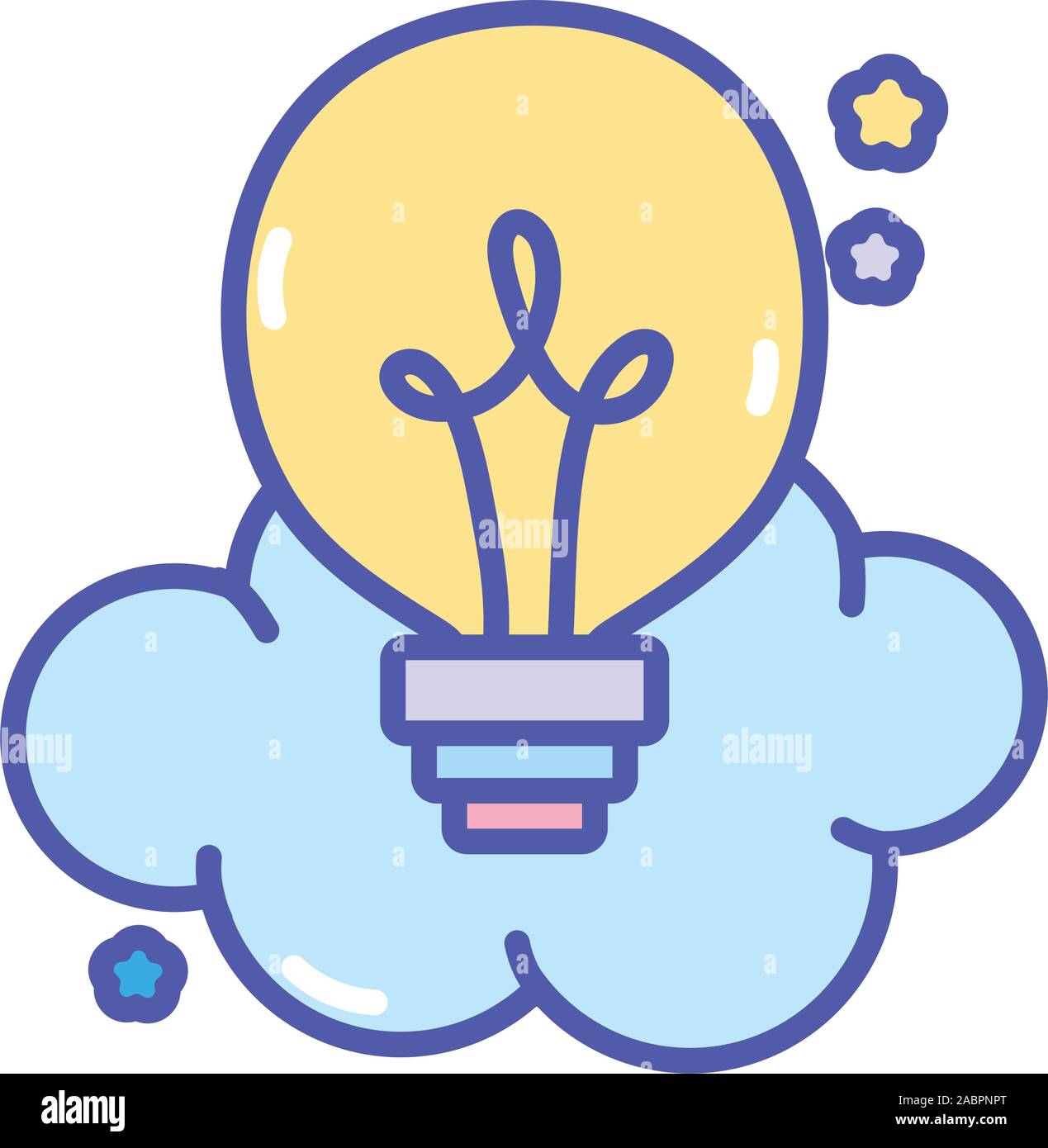 back to school education creativity think vector illustration Stock ...