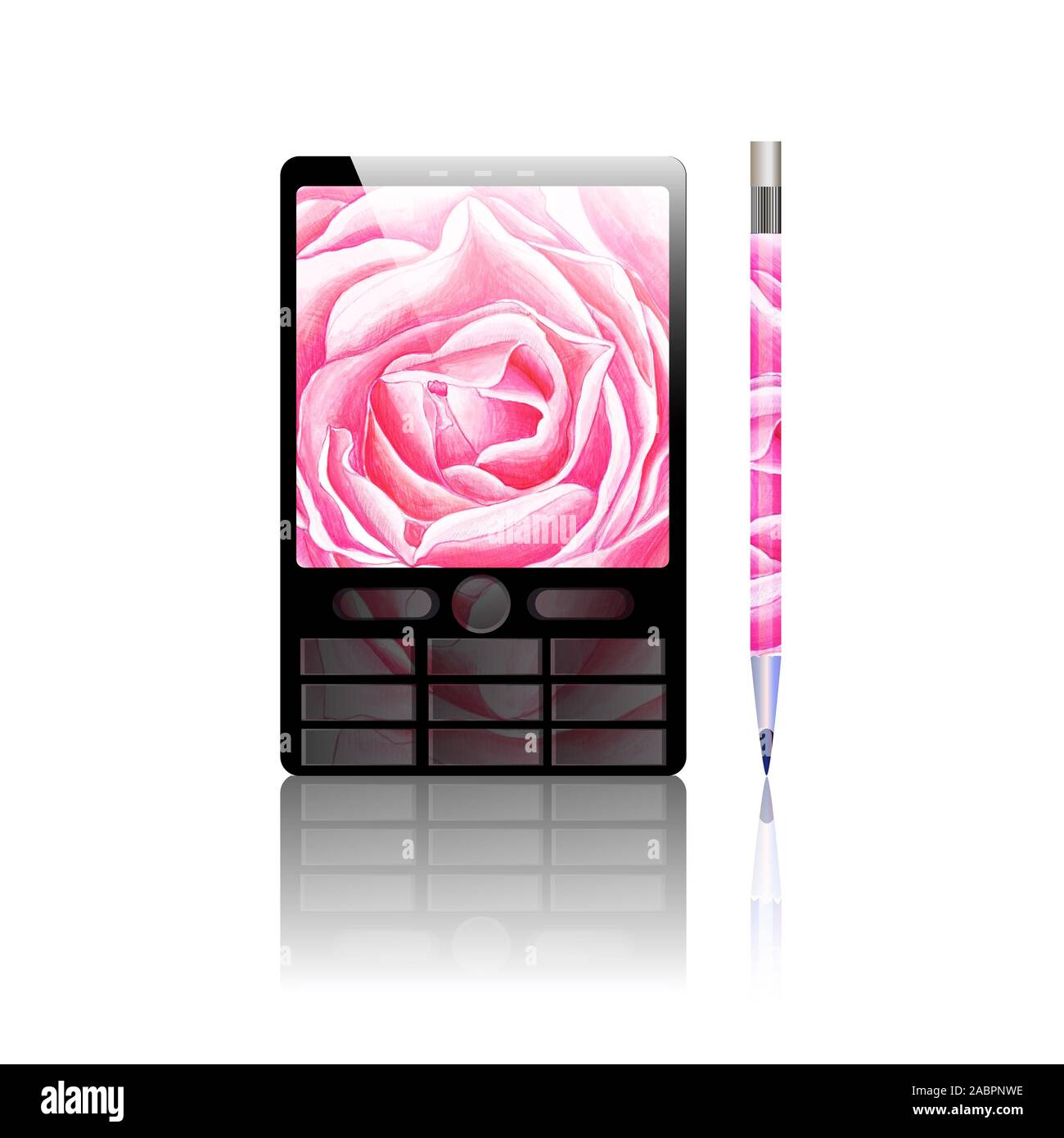 Background design with display project. Bright backdrop for tablet ...