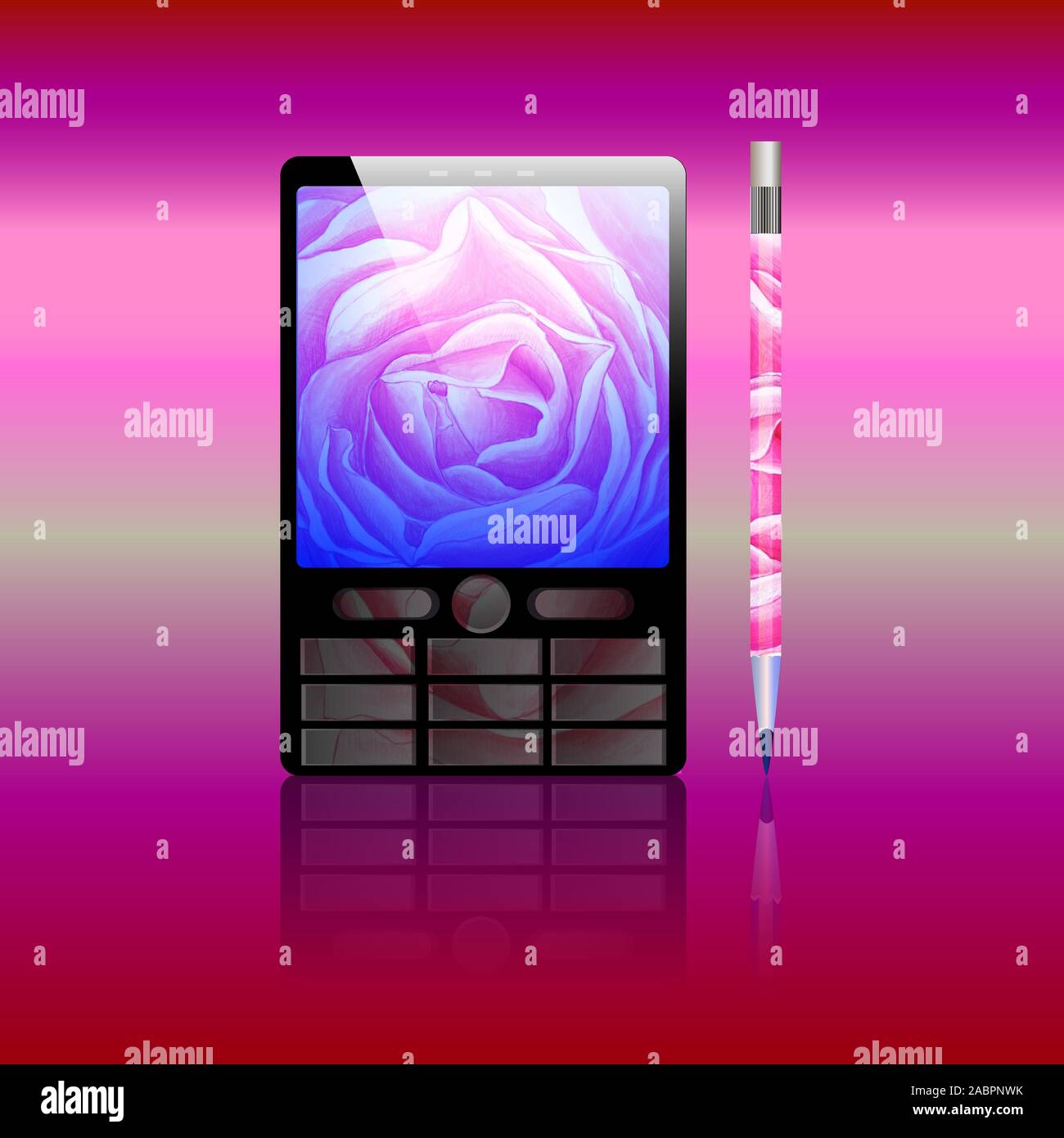 Background design with display project. Bright backdrop for tablet ...