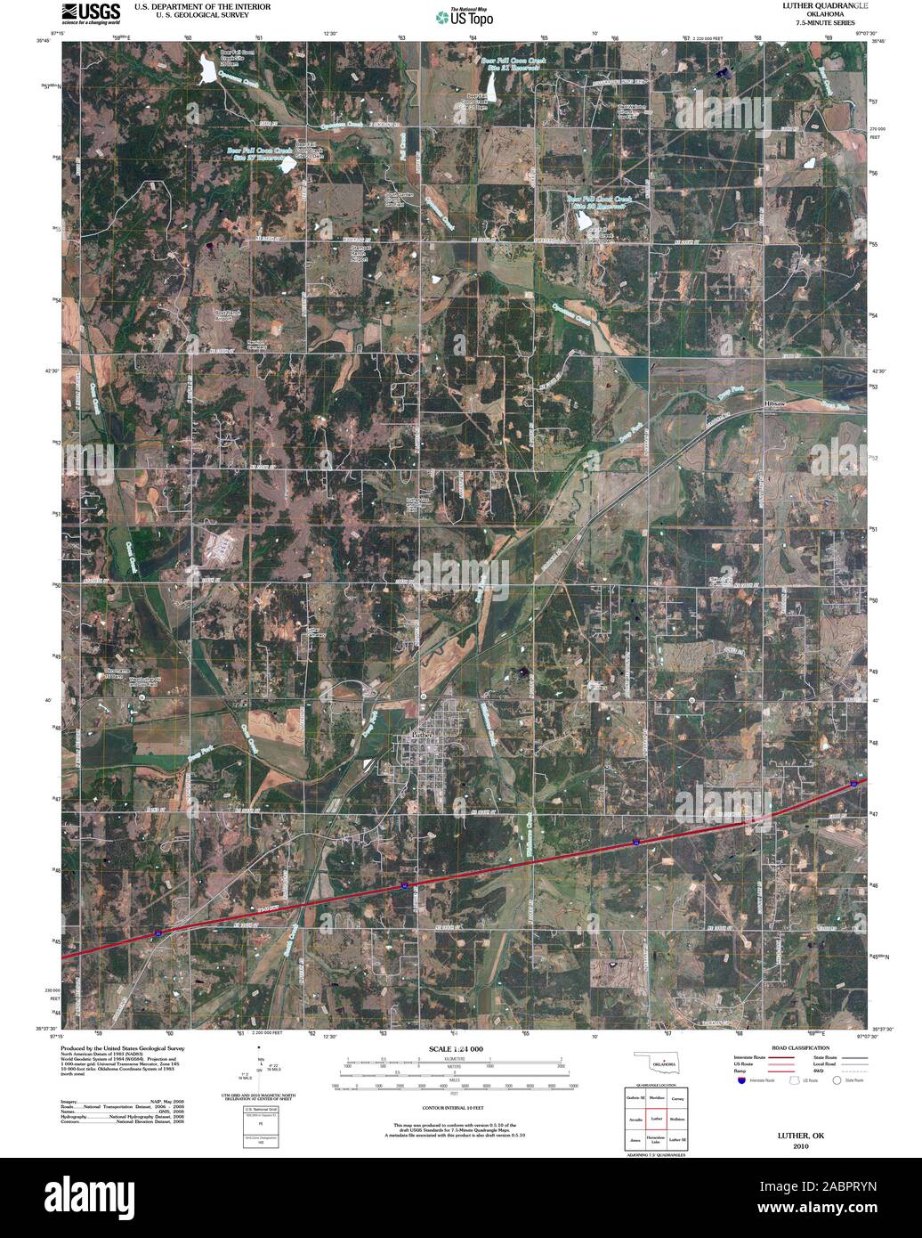 Luther oklahoma hi-res stock photography and images - Alamy