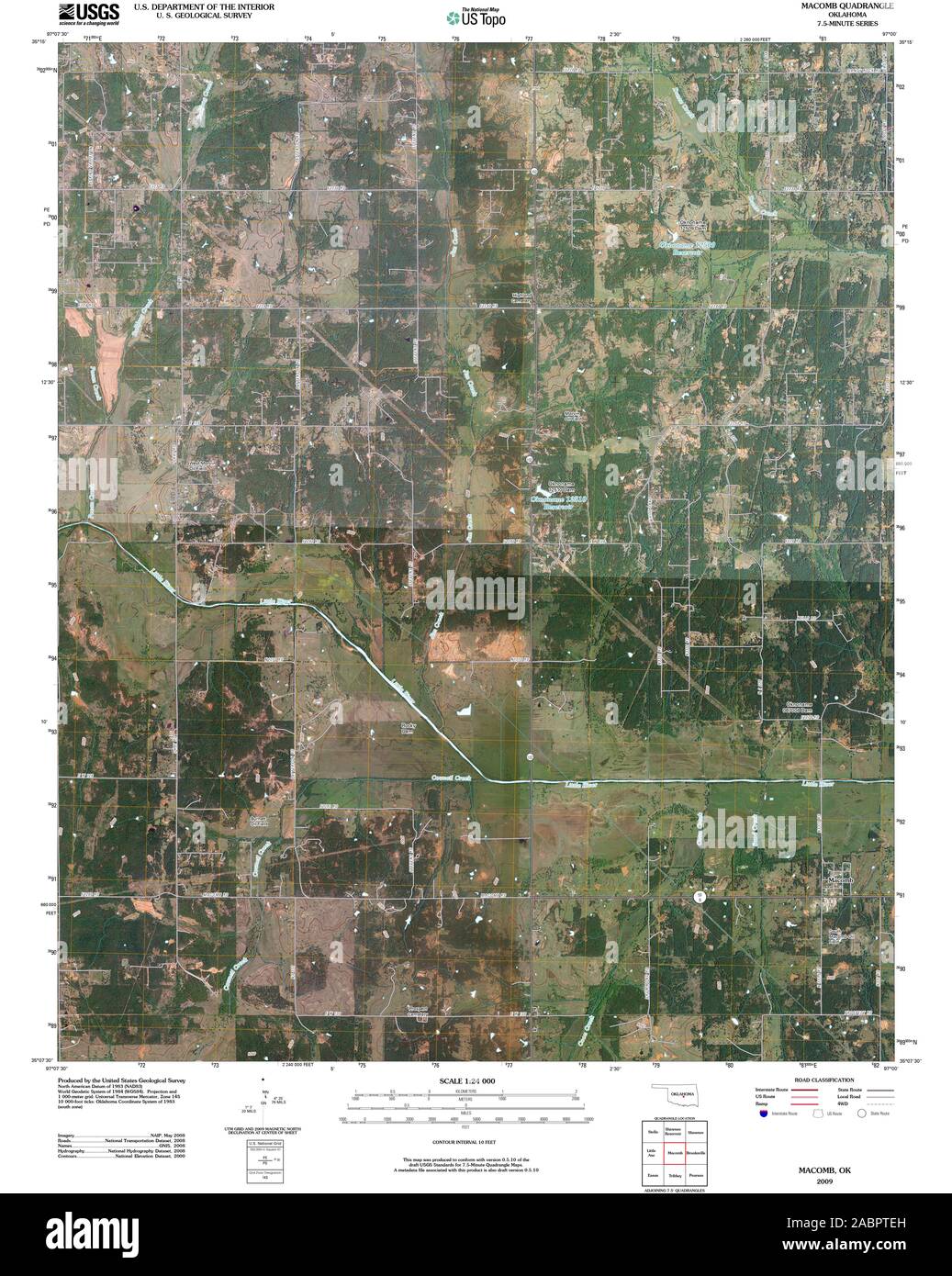 Map of macomb hi-res stock photography and images - Alamy