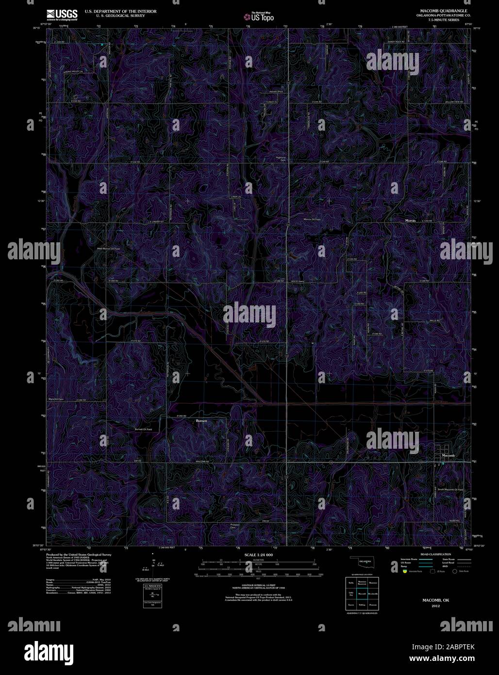 Macomb map hi-res stock photography and images - Alamy