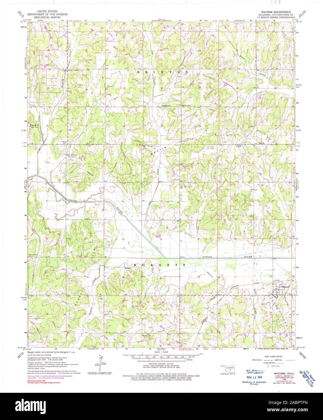 Macomb map hi-res stock photography and images - Alamy
