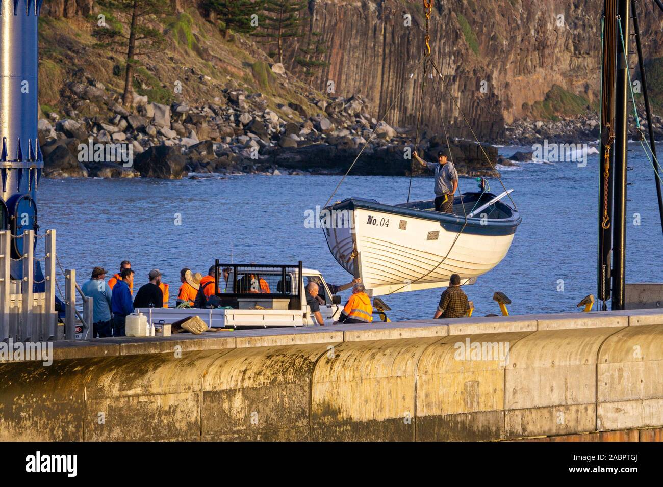 Offloading crane hi-res stock photography and images - Alamy