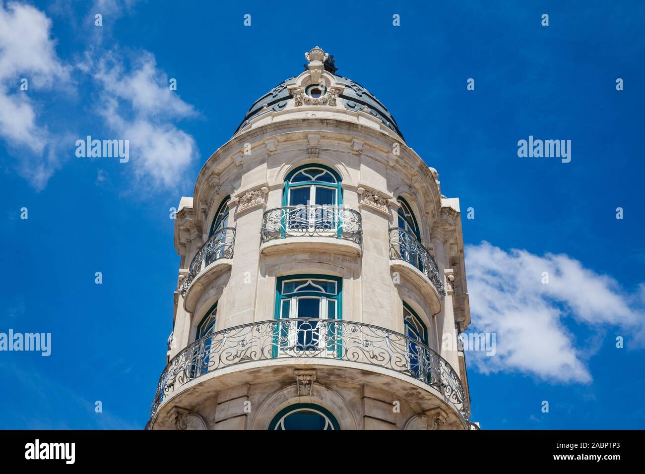 LISBON, PORTUGAL - MAY, 2018: Beautiful architecture or an antique ...