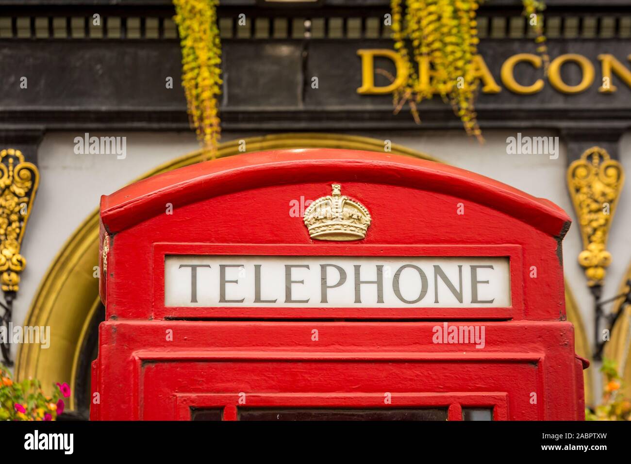 Phone booth top hi-res stock photography and images - Alamy