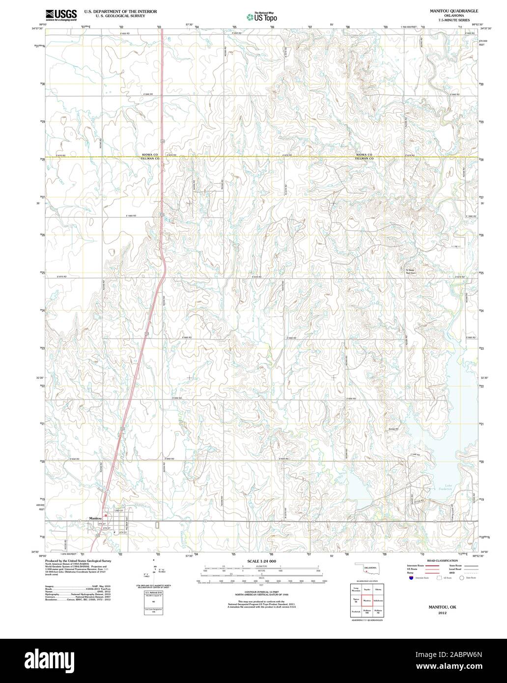 Map of manitou hi-res stock photography and images - Alamy