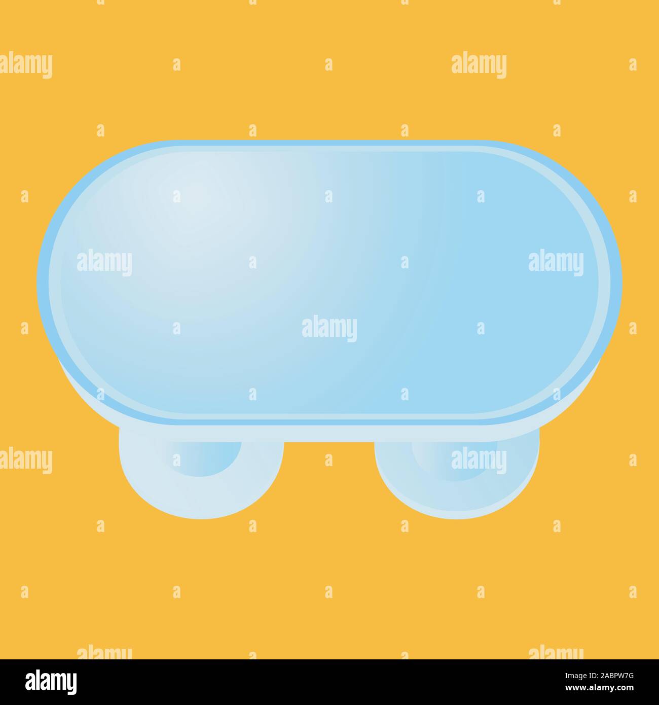 Dining table from above Stock Vector Images - Alamy