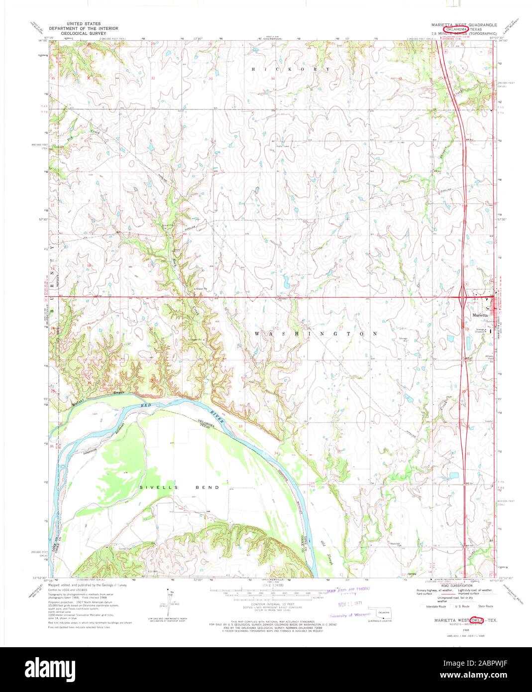 Map of marietta Cut Out Stock Images & Pictures - Alamy