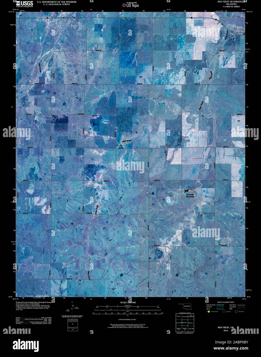 May oklahoma map hi-res stock photography and images - Alamy