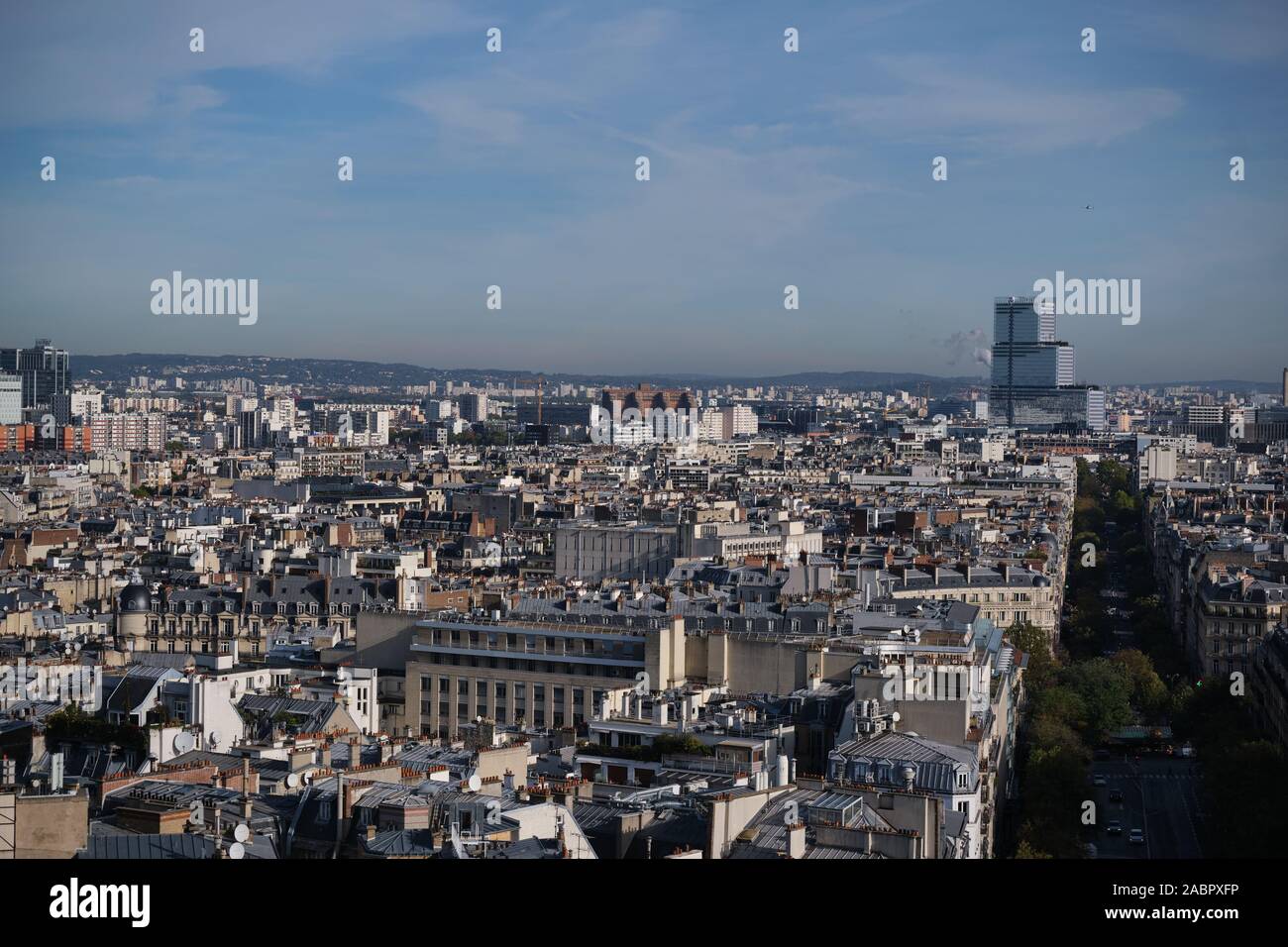 Beaujon Hospital (Red Brick) and Paris Tribunal (Silver Blocks Stock ...