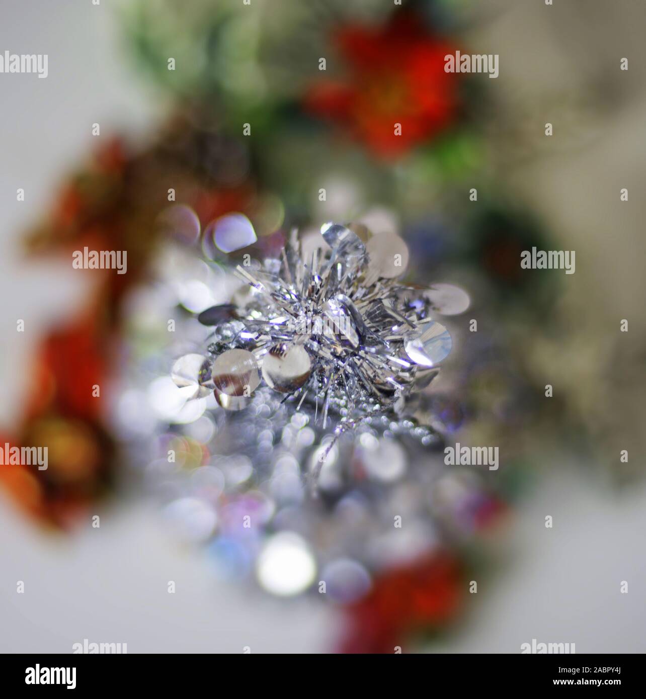 Macro vertical photograph taken from above of the top of a homemade ...