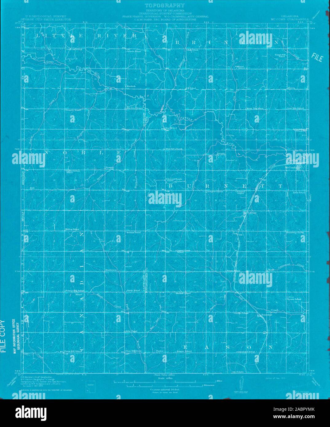 Map of mccomb hi-res stock photography and images - Alamy