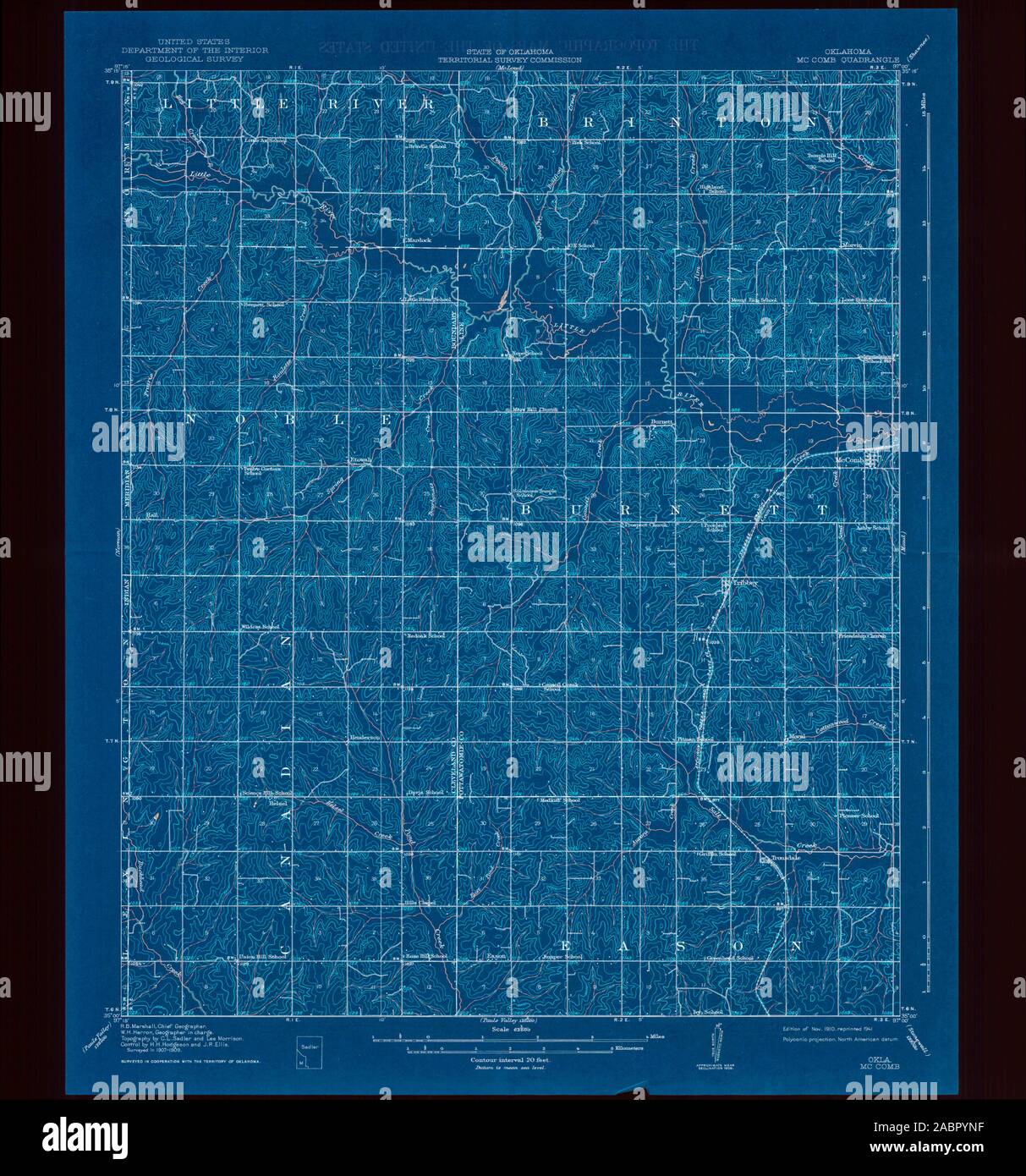 Map of mccomb hi-res stock photography and images - Alamy