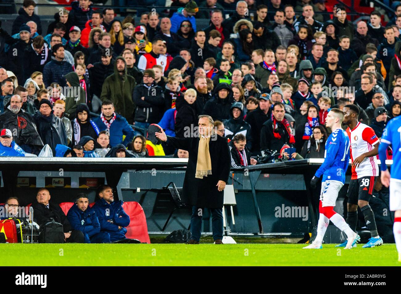 28 november 2019 Rotterdam, The Netherlands Soccer Europe League ...