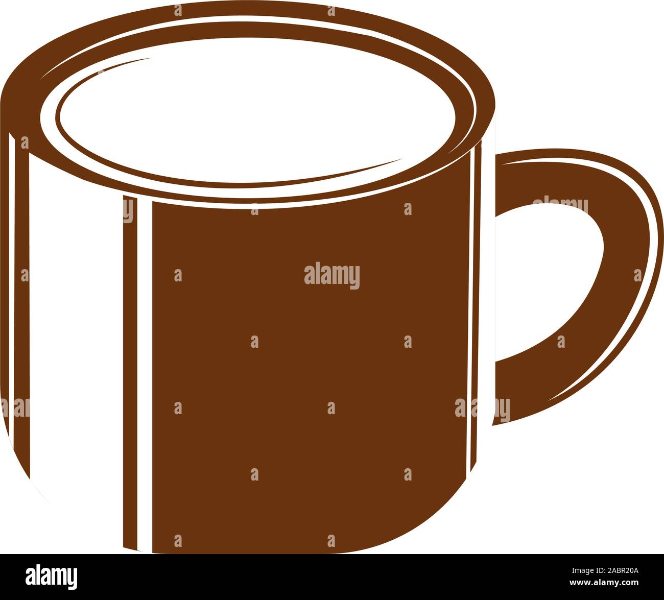 Sketch of a vintage coffee cup Stock Vector Image & Art - Alamy