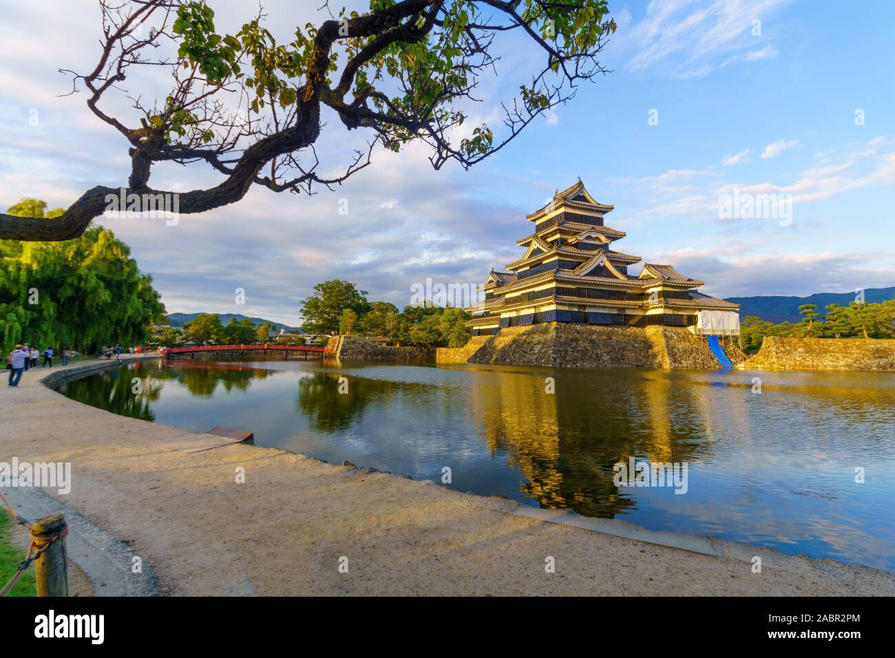 Matsumoto, Japan - September 30, 2019: View of the Matsumoto Castle (or ...