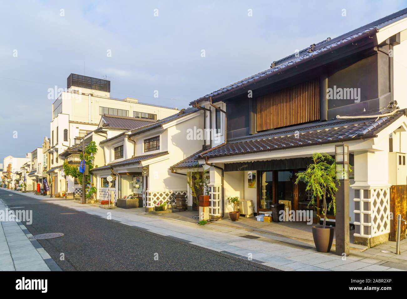 Matsumoto, Japan - October 1, 2019: View of the Nakamachi-dori street ...