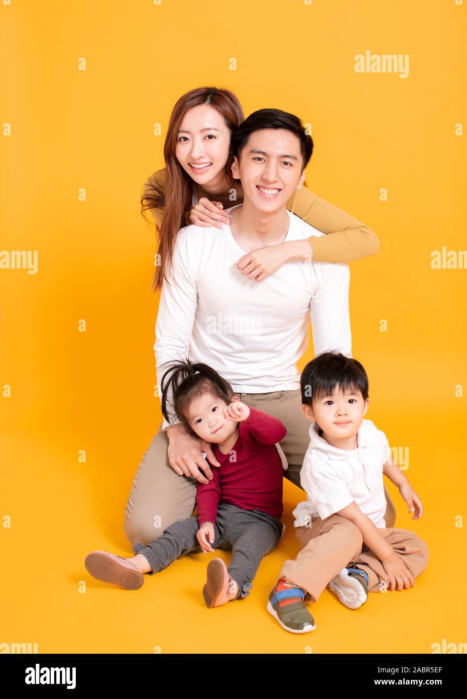 happy asian family sitting together Stock Photo - Alamy